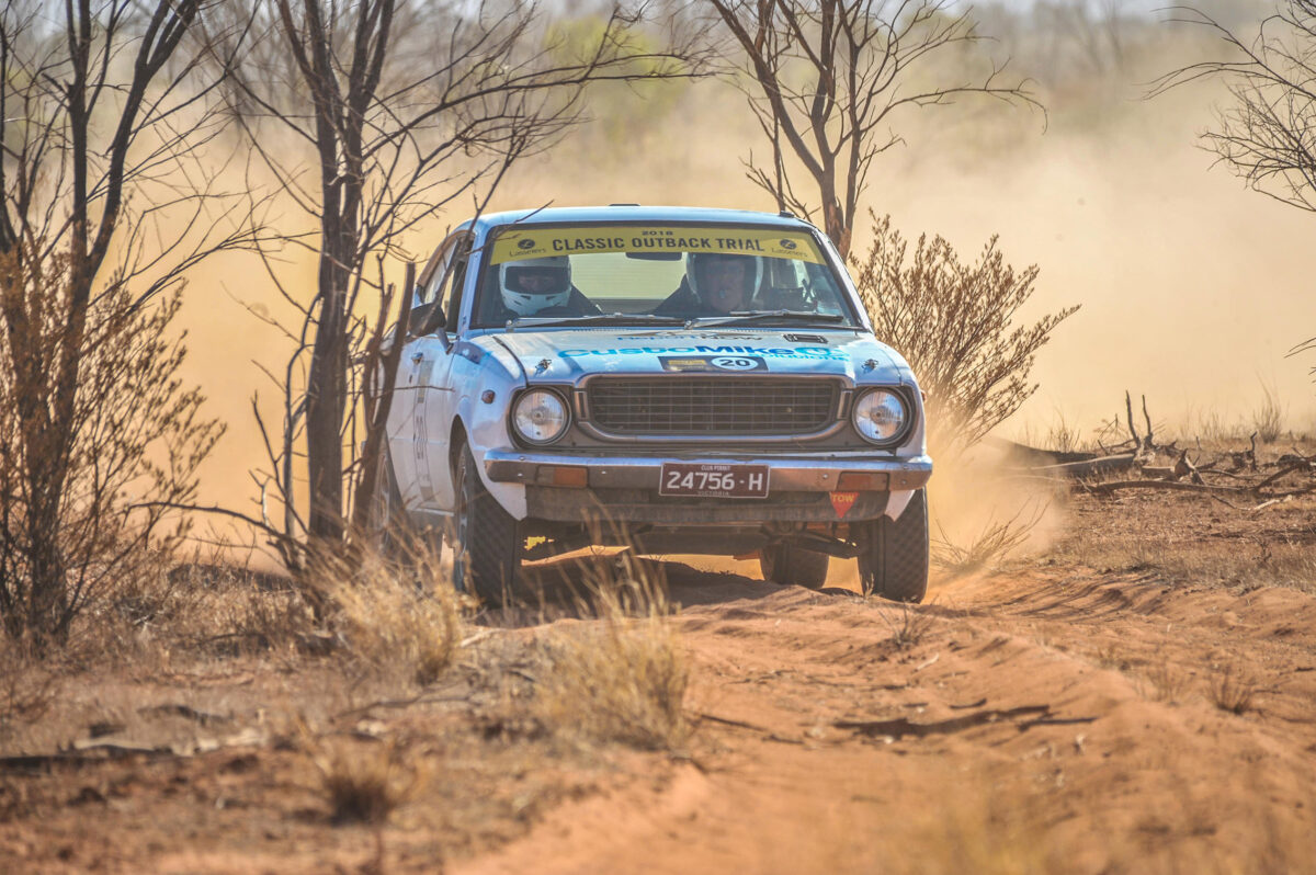 Outback challenger getting practice at AMH Automotive Group Rally Of ...